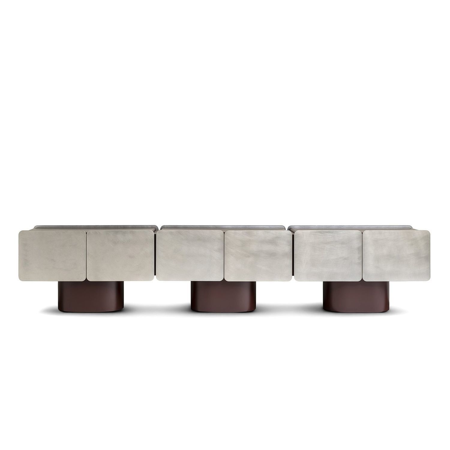 Contemporary sideboard - Admira - Gallotti&Radice - lacquered wood / lacquered glass / tempered ...