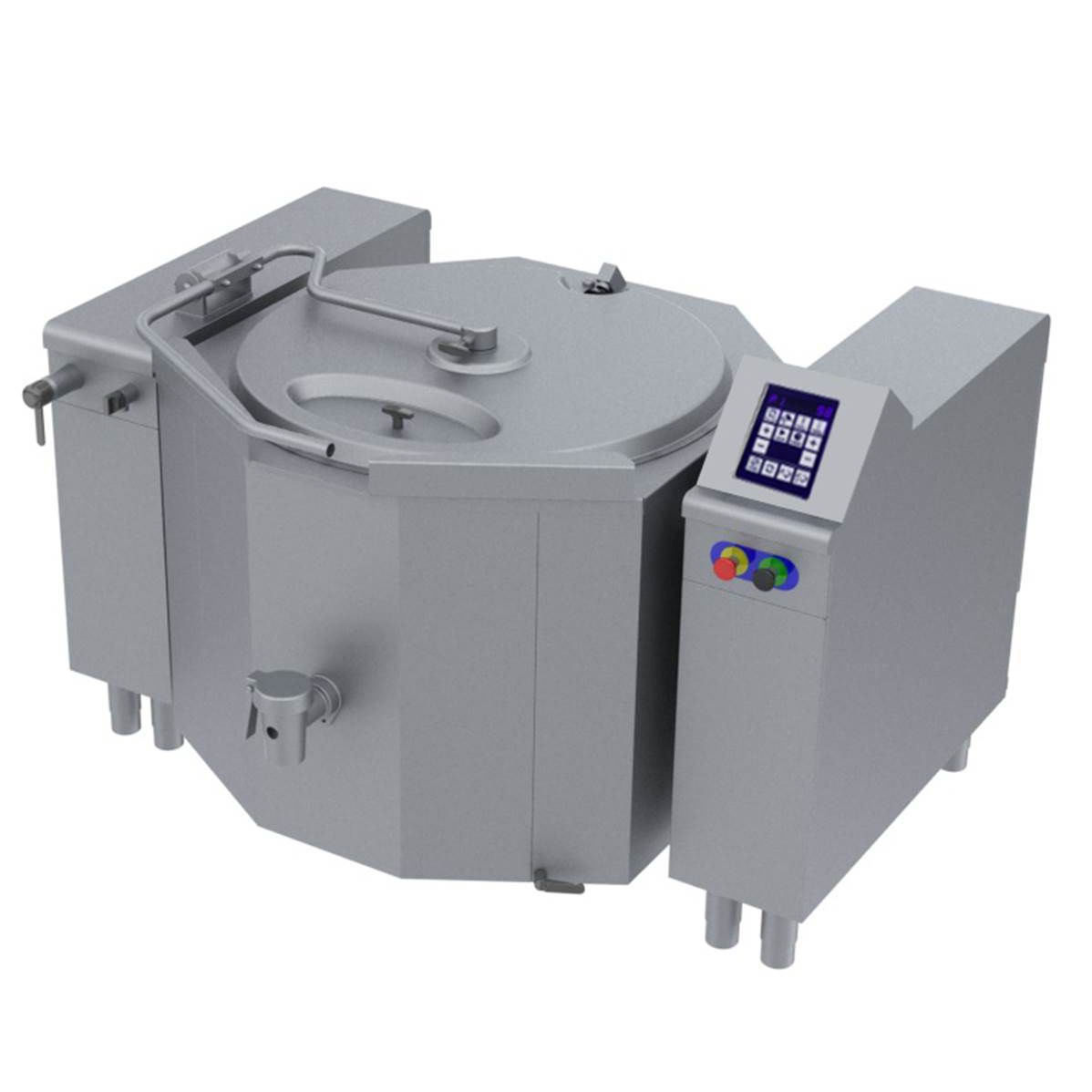 Electric boiling pan - MCP150 - P - ROSINOX - steam / tilting / floor ...