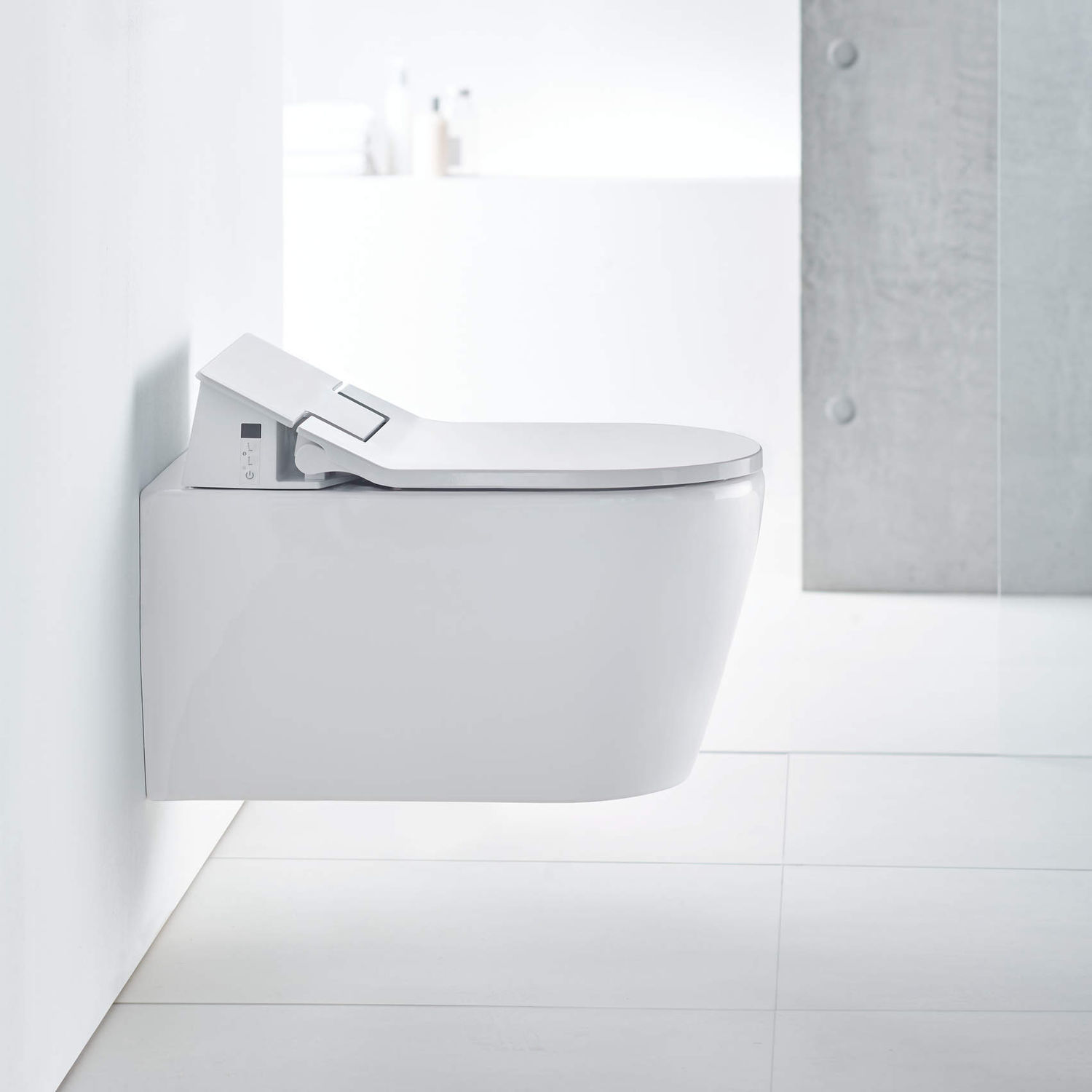 Wall-hung toilet - 252959 - DURAVIT - ceramic / by Philippe Starck / home