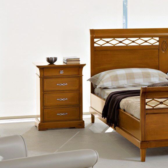 Traditional bedside table - BS06 - ACCADEMIA DEL MOBILE - solid wood ...