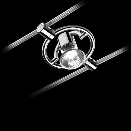 LED cable lighting - MINITENSOFARIUNO - CINI&NILS - round / metal / indoor