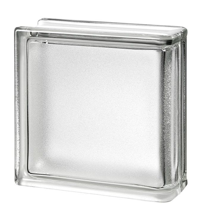 Square glass brick - CLEAR 1909/8 - SEVES GLASSBLOCK - corner / curved ...