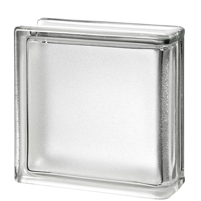 Square glass brick - CLEAR 19/8 LINEAR END - SEVES GLASSBLOCK - corner ...