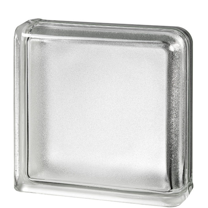 Square glass brick - CLEAR 19/8 DOUBLE END - SEVES GLASSBLOCK ...
