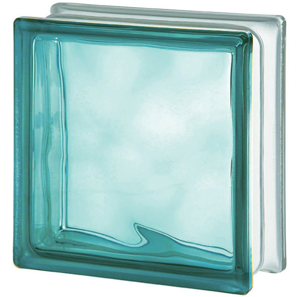 Square glass brick - 1919/8 WAVE SAHARA 2S - SEVES GLASSBLOCK ...