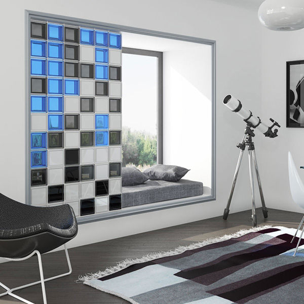 Square glass brick - MG/S MINI MINT - SEVES GLASSBLOCK - satin ...