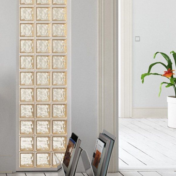 Square glass brick - MG/S VERY NATURAL BRONZE - SEVES GLASSBLOCK ...