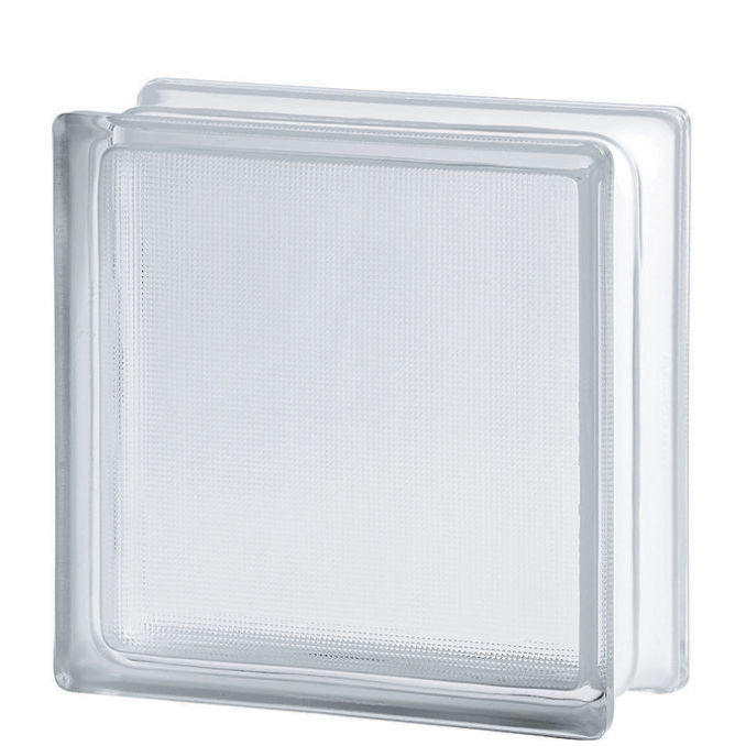 Square glass brick - 1919/8 BSH20 ORSA - SEVES GLASSBLOCK - smooth ...