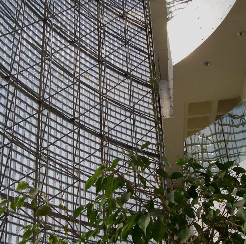 Square glass brick - 3030/10 WAVE - SEVES GLASSBLOCK - smooth / satin ...