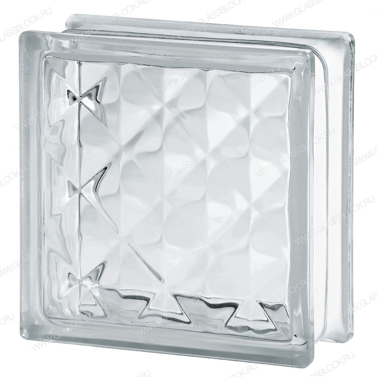 Square glass brick - CLEAR 1919/8 PYRAMID - SEVES GLASSBLOCK ...
