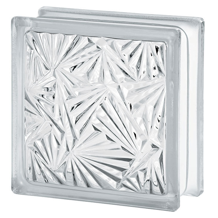 Square glass brick - CLEAR 1919/8 CUNEIS - SEVES GLASSBLOCK ...
