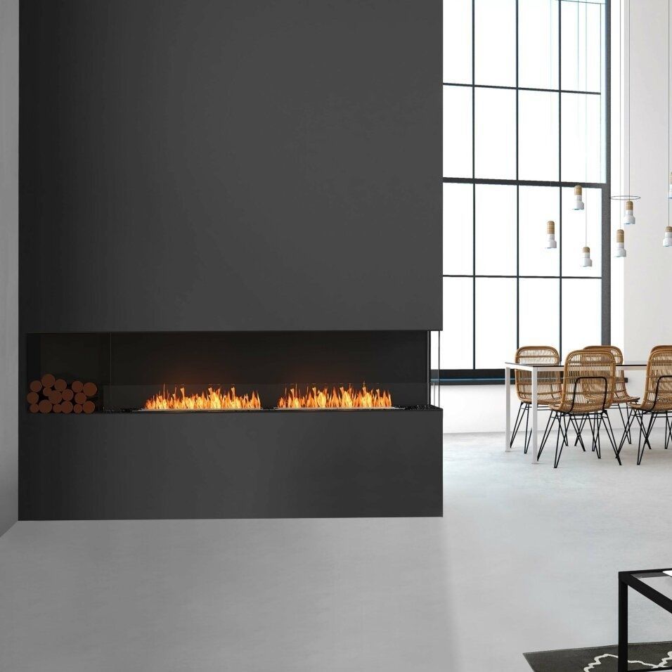 Corner fireplace insert - FLEX RIGHT CORNER - EcoSmart Fire ...