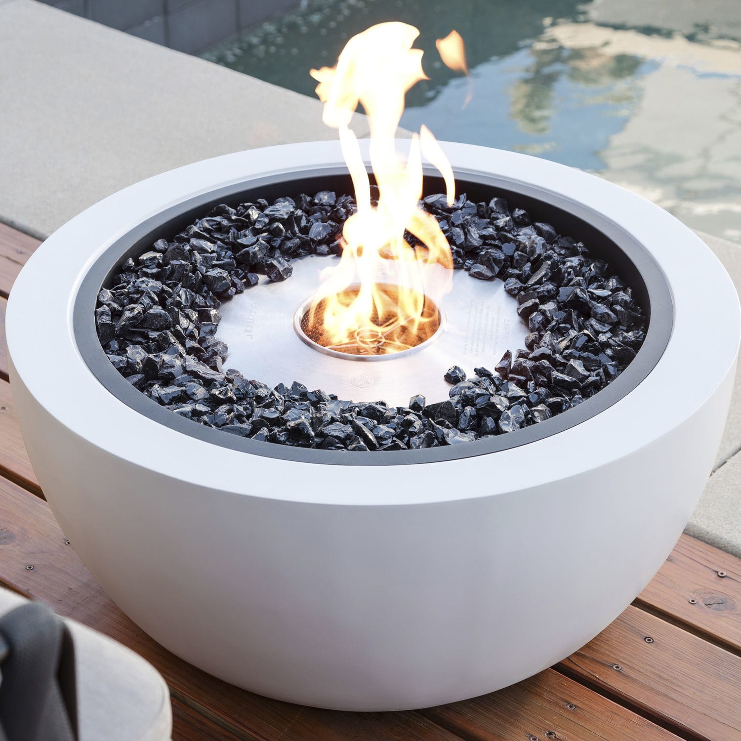 Bioethanol fire pit - POD 30 - EcoSmart Fire - gas / concrete ...