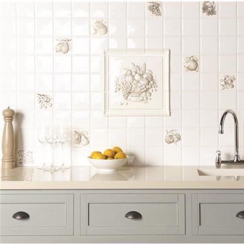 Indoor tile - RASPBERRIES - ORIGINAL STYLE - wall / ceramic / rustic