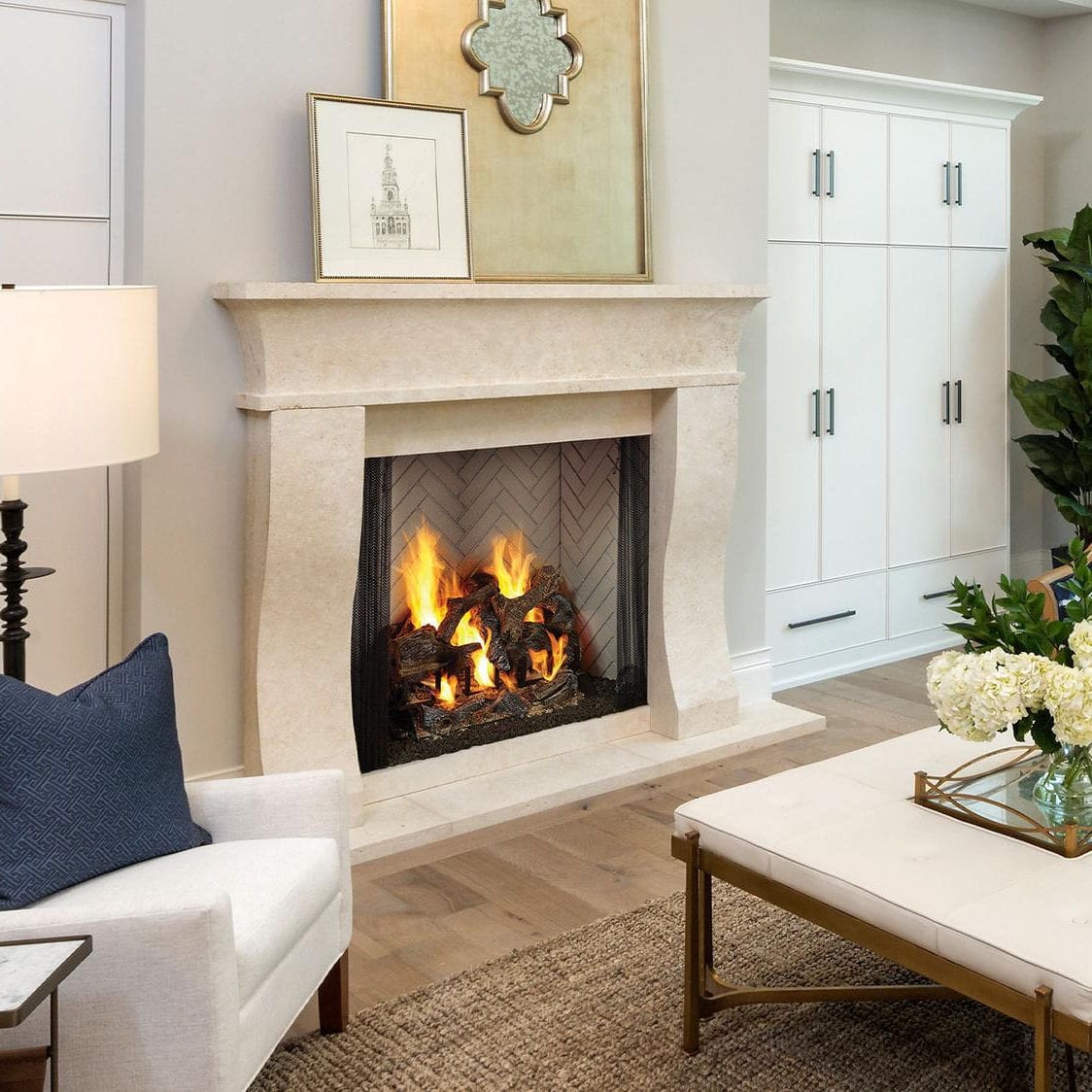 Wood-burning fireplace - Rutherford - HEAT & GLO® - built-in / Single ...