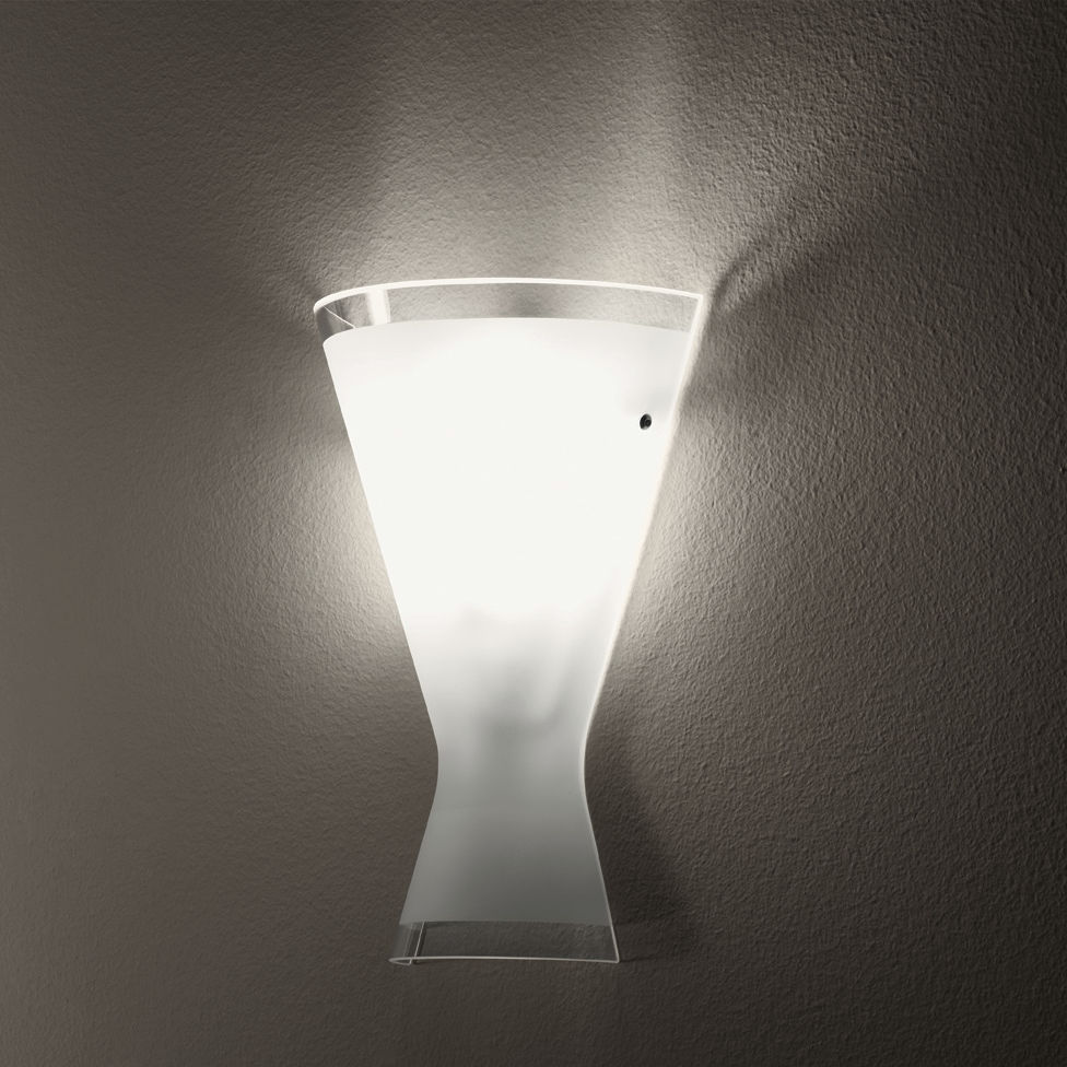 Contemporary wall light - MEMORY - de Majo Light - indoor / chromed ...