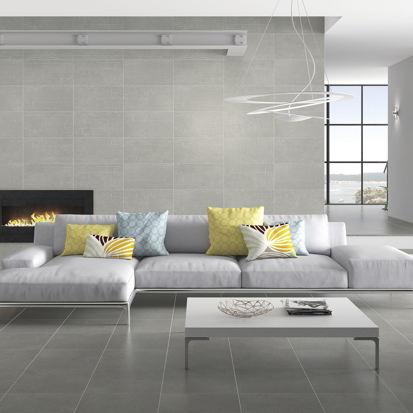Ceramic tile - COVER - SALONI CERAMICA - polished / embossed / indoor