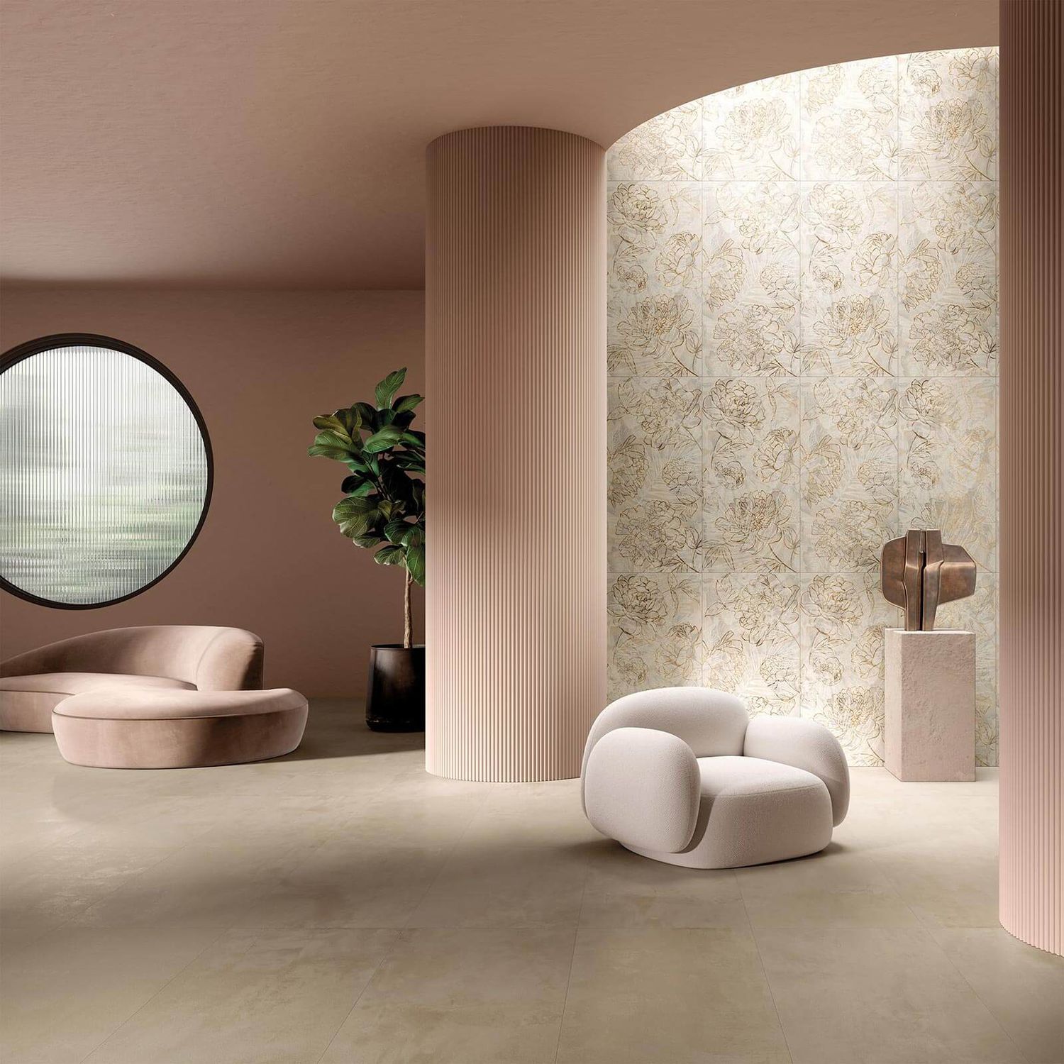 Porcelain stoneware tile - DEK - Abitare La Ceramica - indoor ...