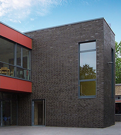 Solid brick - HAMBURG - ABC Klinker gruppe - for facade / black