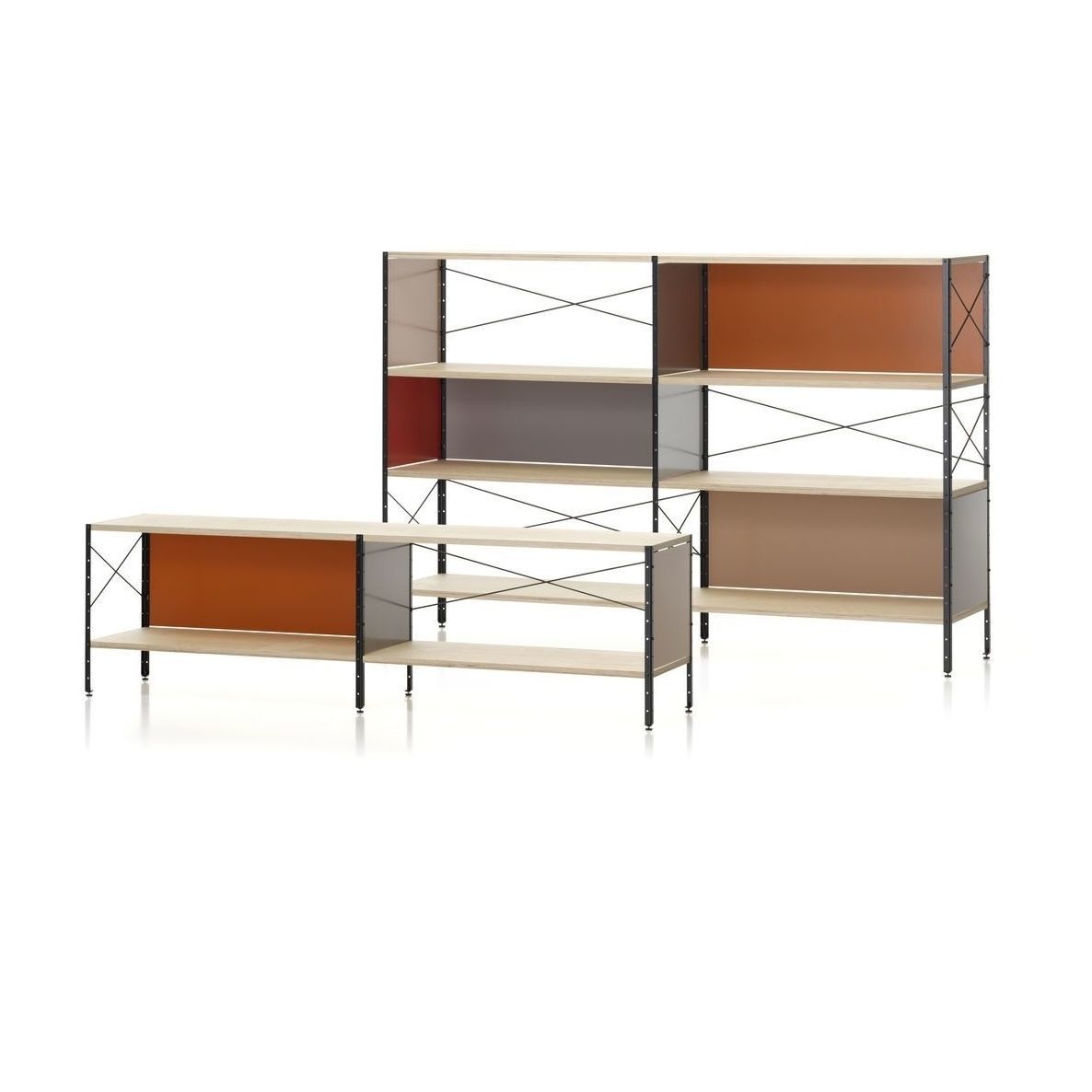 Wall-mounted shelving system - EAMES UNIT ESU - vitra USA - self ...