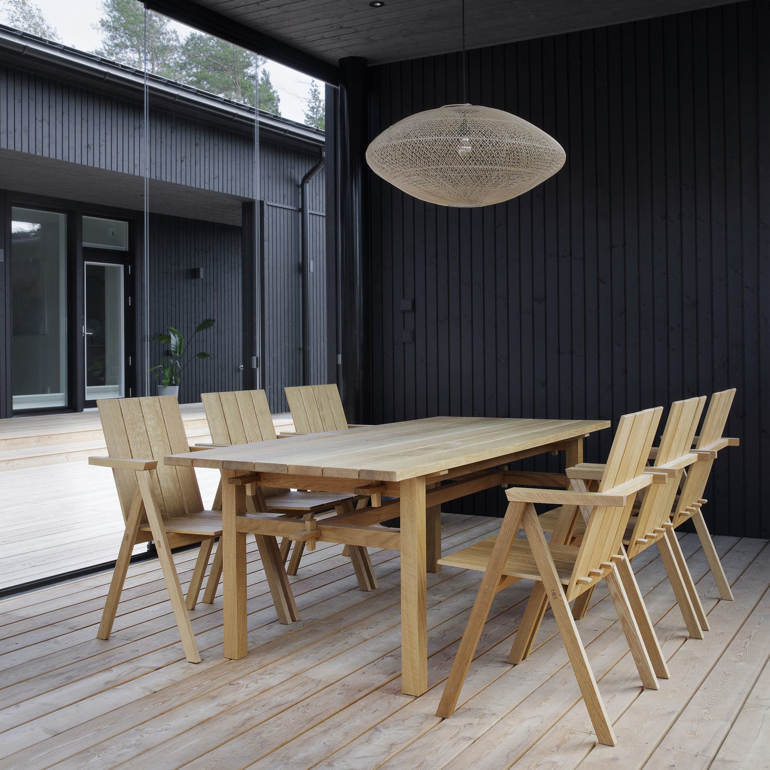 Contemporary table - ARKIPELAGO KVP10 - Nikari - oak / ash / rectangular