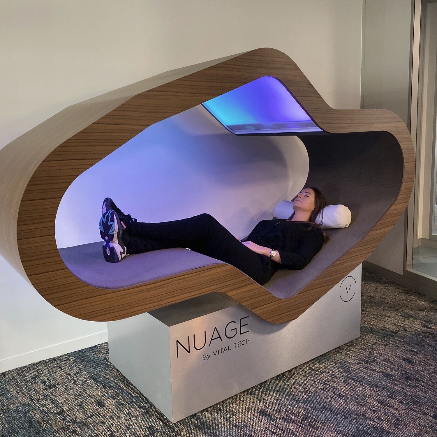 Infratherapy relaxation bed - NUAGE - VITAL TECH - commercial / hands-free