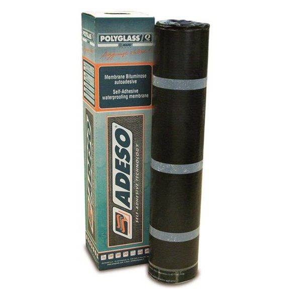 Wall waterproofing membrane - ADESOGUARD - Polyglass Spa - for ...