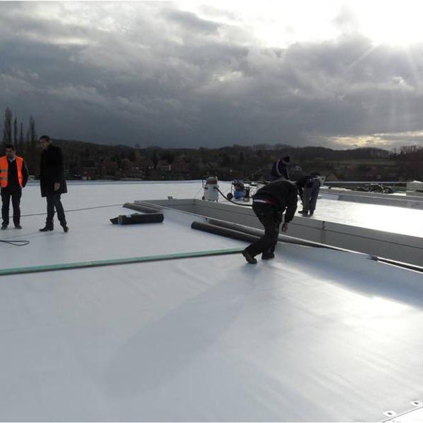 Roof waterproofing membrane - MAPEPLAN® T M - Polyglass Spa - roll ...
