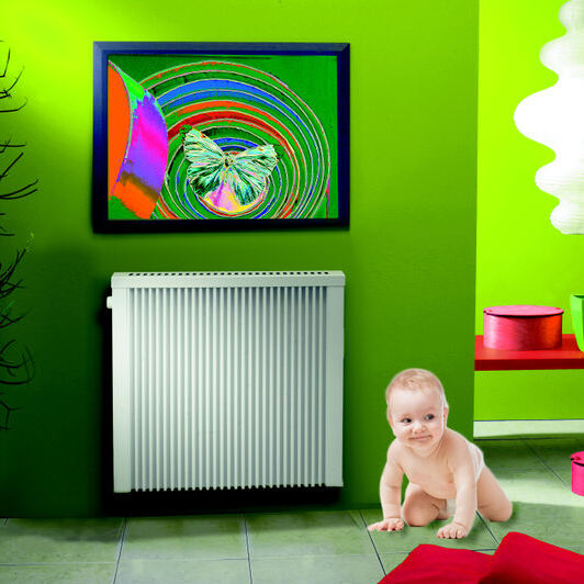 Electric storage heater - TT KS-S - TECHNOTHERM - contemporary / metal ...