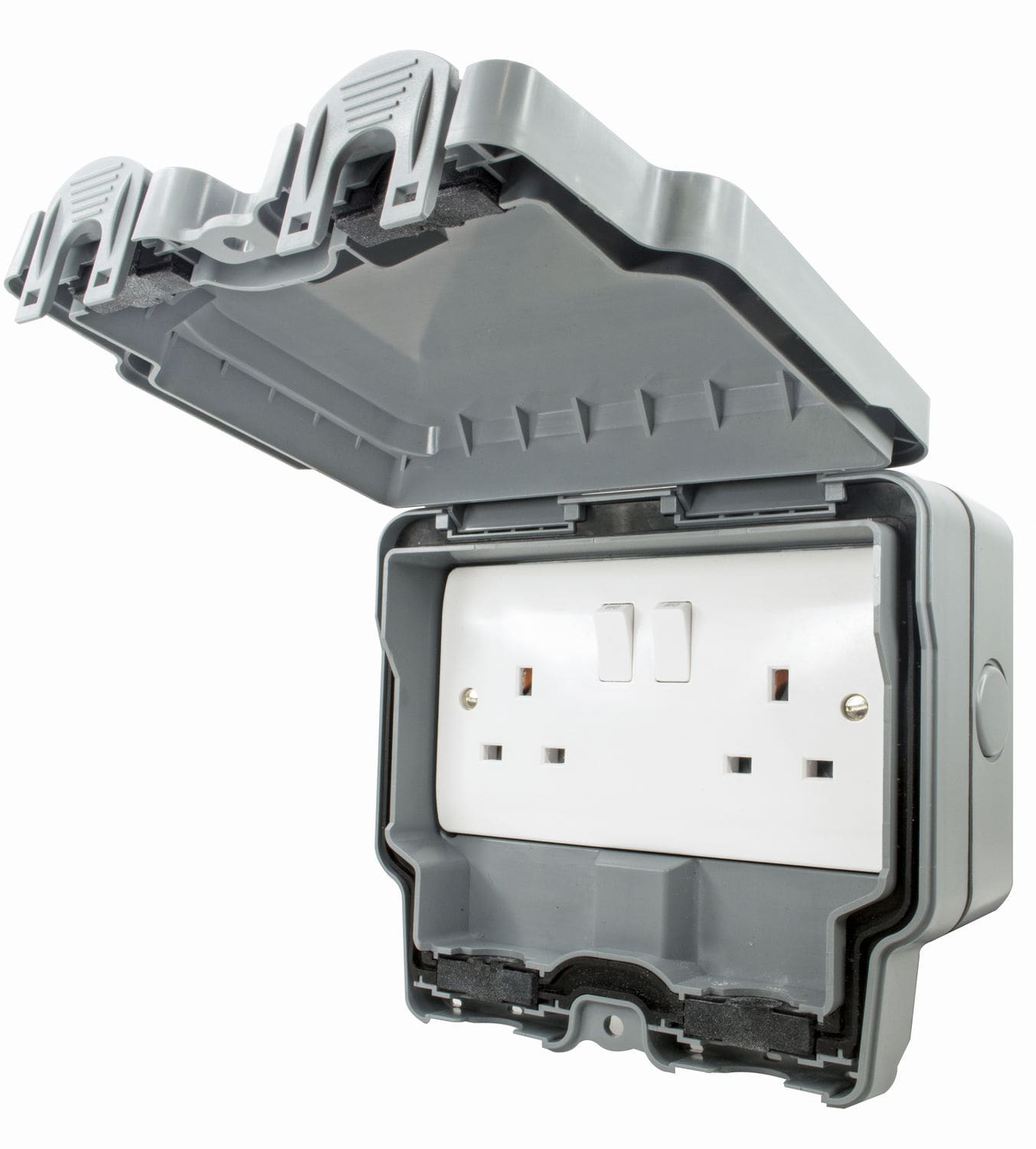Power socket - Elemento IP66 - Hamilton Litestat - double / wall ...