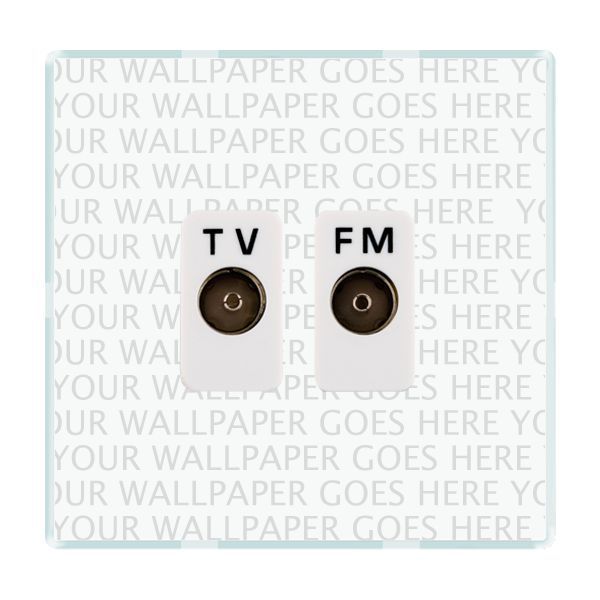 TV socket - PERCEPTION CFX® - Hamilton Litestat - radio / double / wall ...