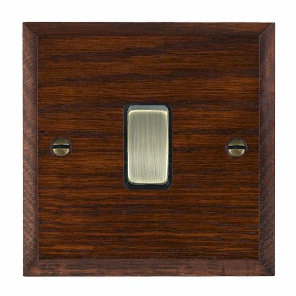 Light switch - Woods - Hamilton Litestat - rocker / recessed / wooden