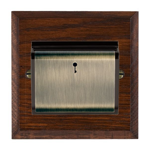 Light switch - Woods - Hamilton Litestat - key card / recessed / wooden