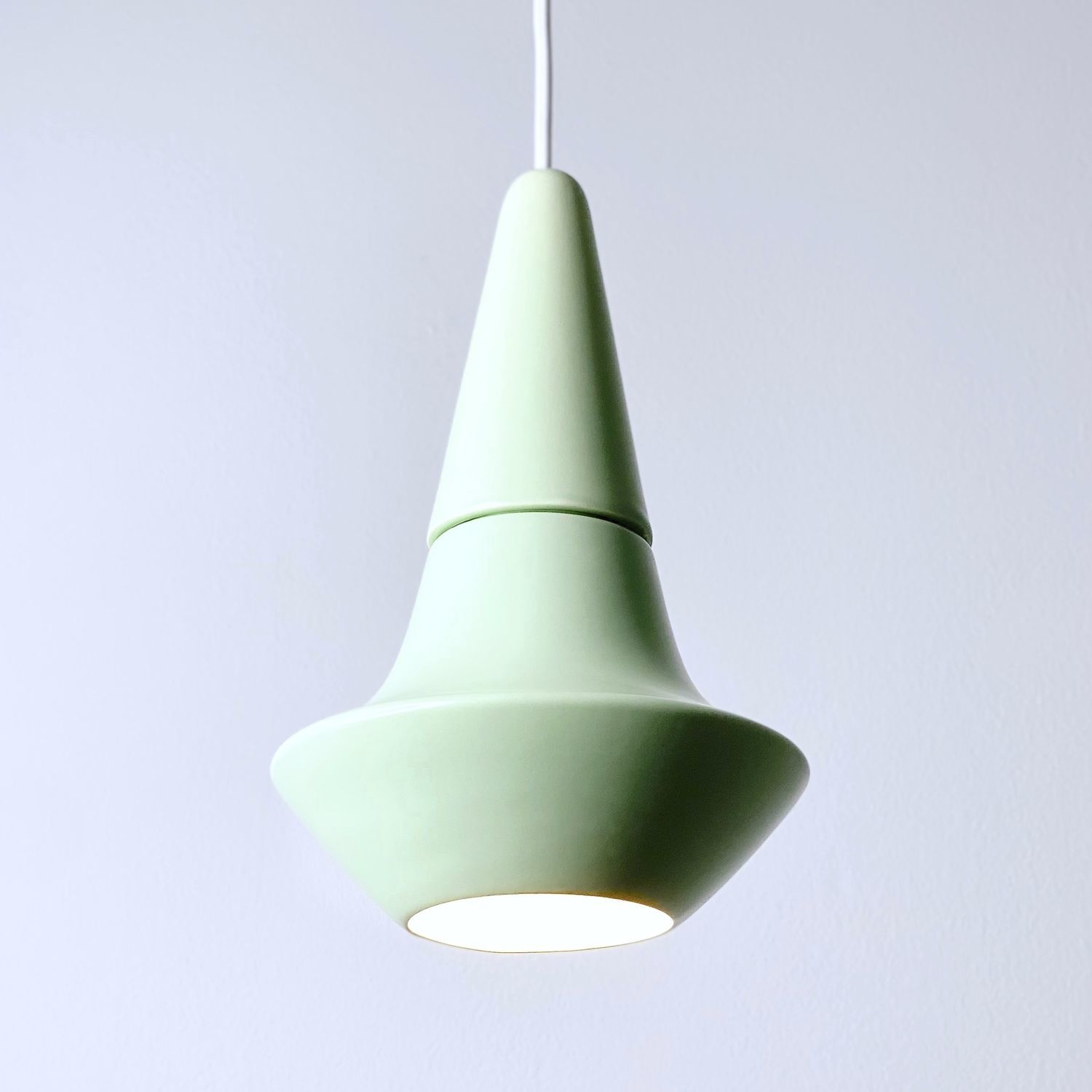 Pendant lamp - SMALL LIGHT 1.0_matte mint - neo - ceramic / minimalist ...