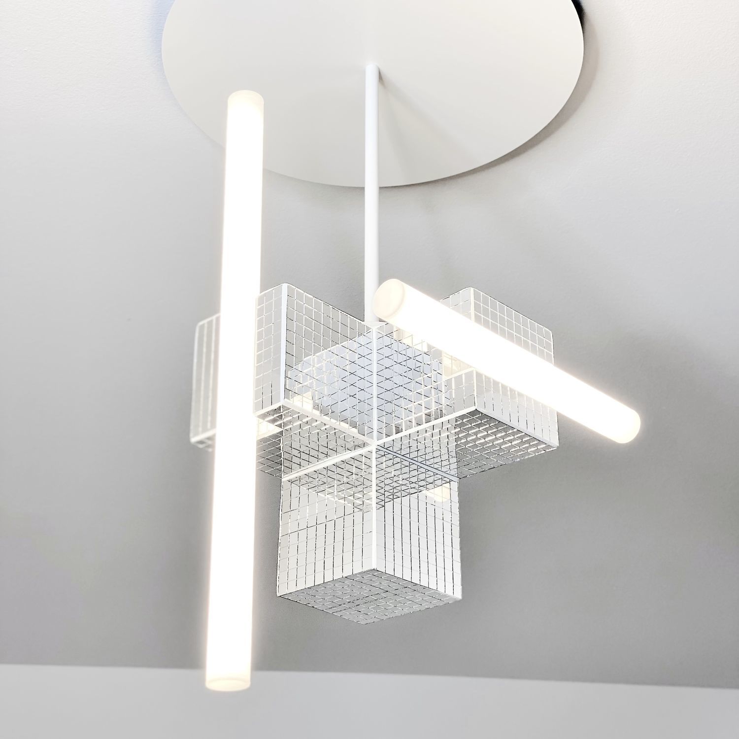 Contemporary ceiling light - DAZZLE - neo - glass / ceramic / LED