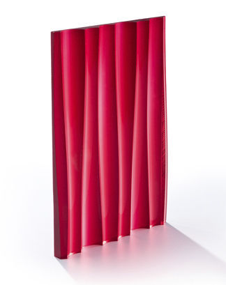 Interior decorative panel - WAVEPANEL : GS 1402 DARK RED - Designpanel ...