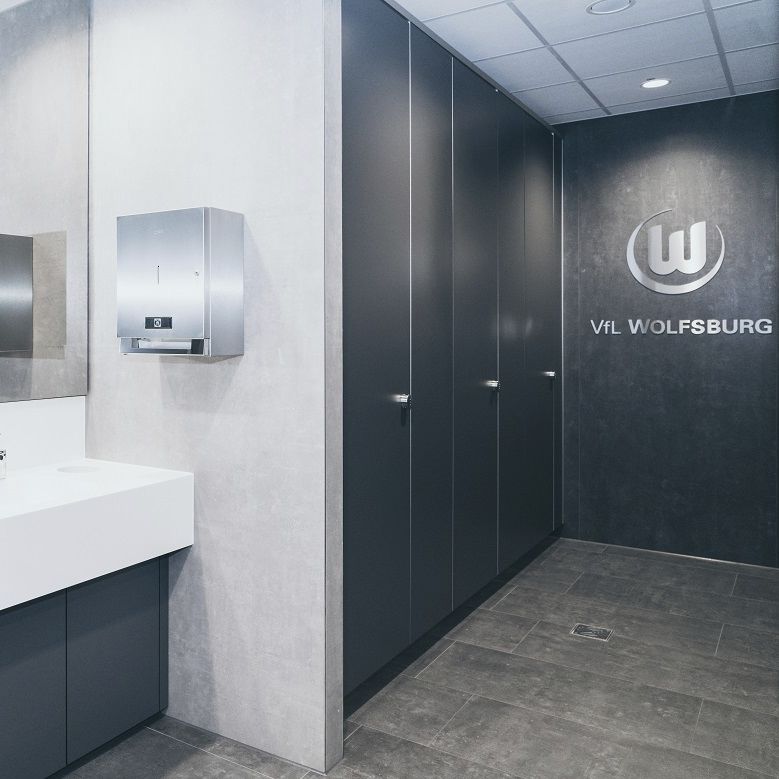Washroom shower cubicle - EF-3 ALTUS - Schaefer-Trennwandsysteme - interior