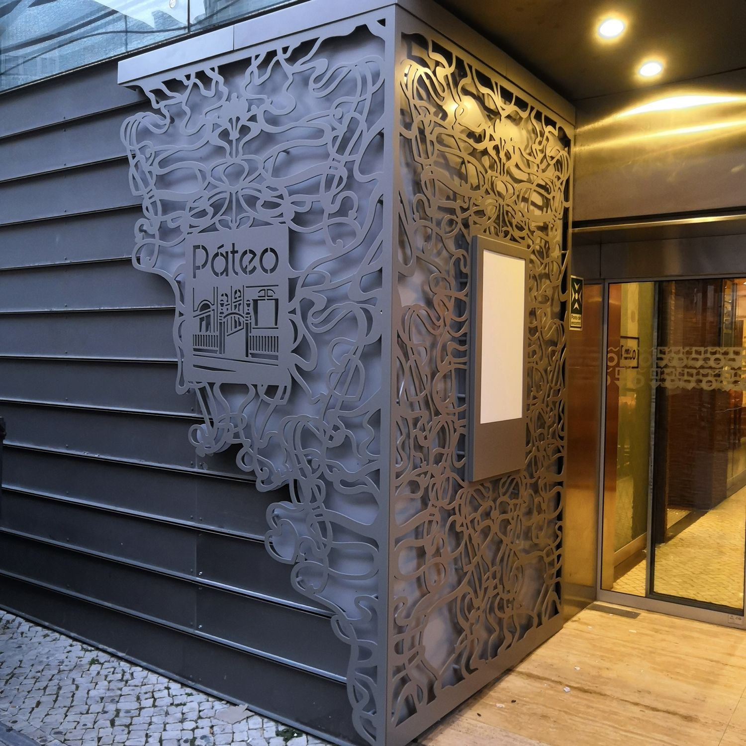 Metal decorative panel - BPLAN - wall / building / textured