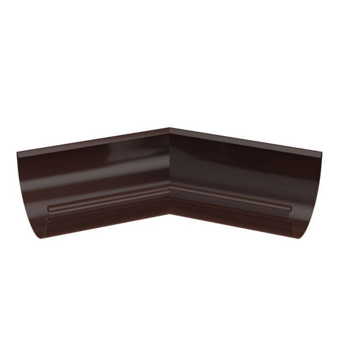 Steel roof gutter - RS120-_-LW135 - GALECO - semicircular / corner