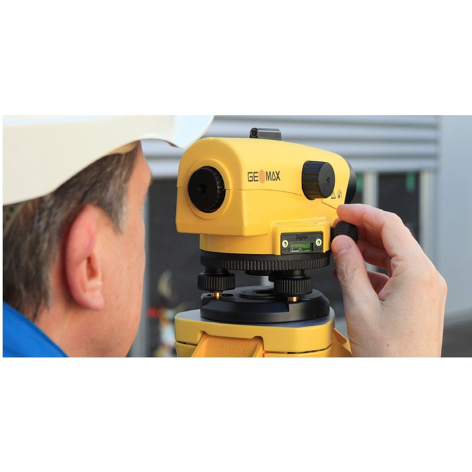 Automatic level - ZAL300 - GEOMAX - laser / robust / magnetic