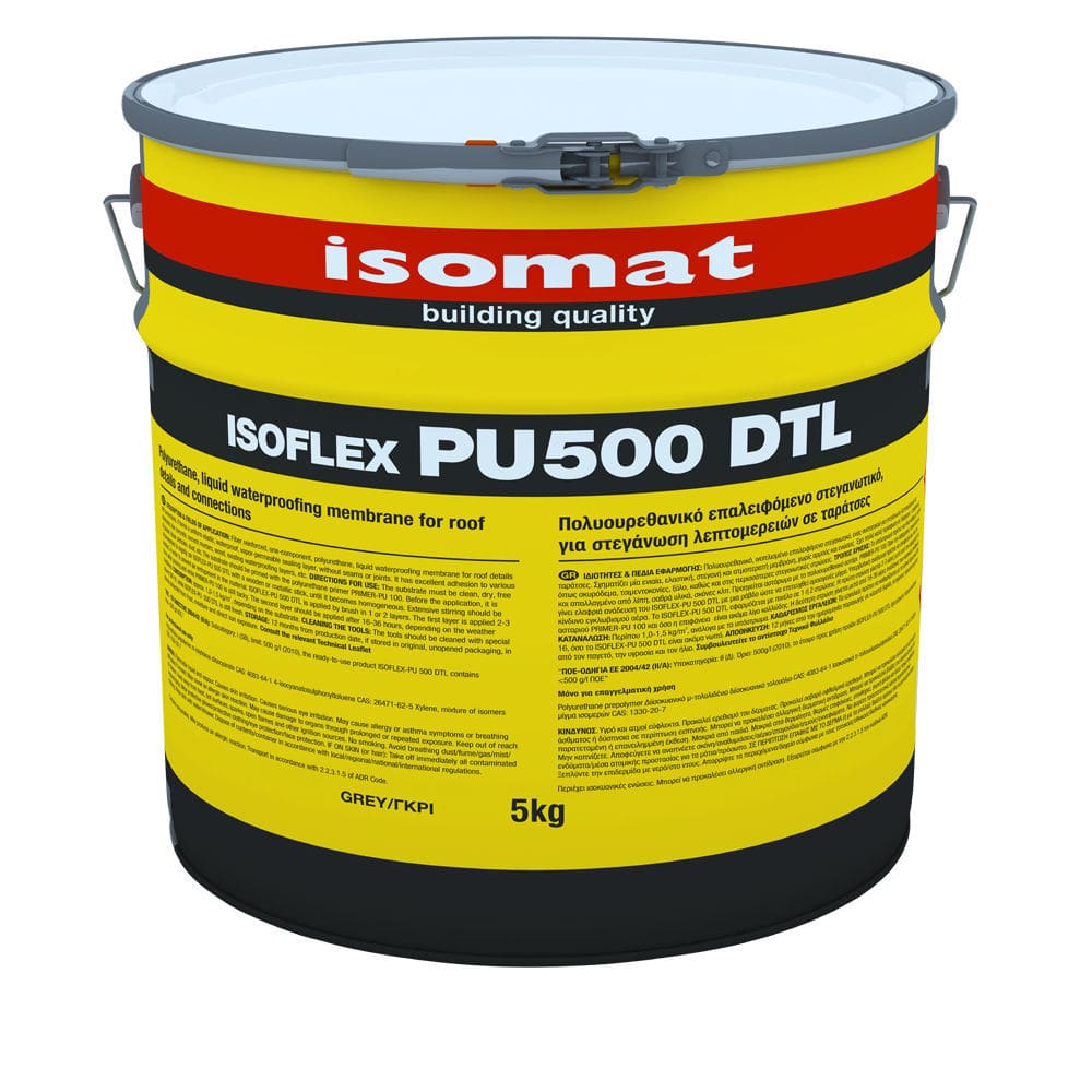 Roof liquid waterproofing - ISOFLEX-PU 500 DTL - ISOMAT S.A. - for ...