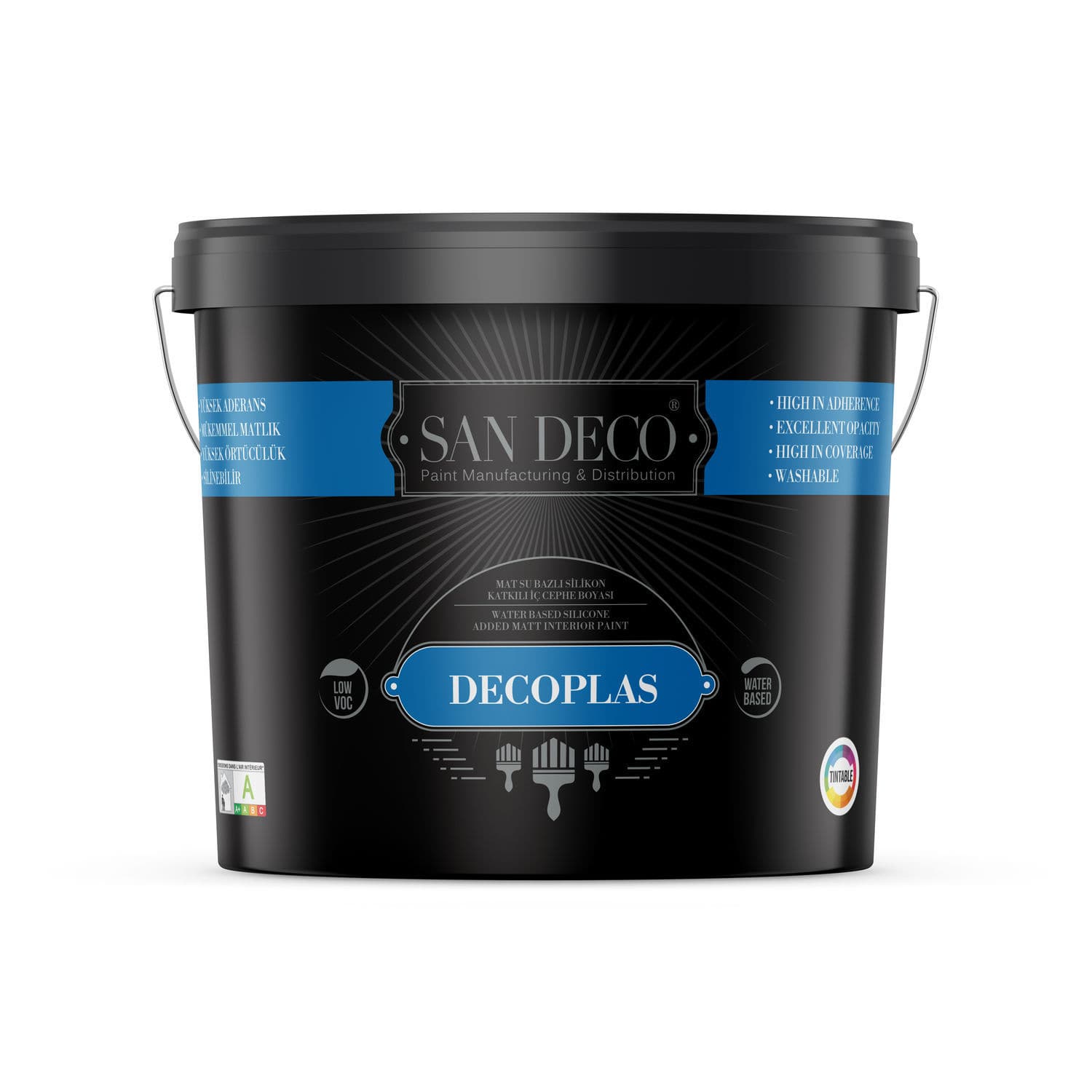 Decorative paint - DECOPLAS - SAN DECO - self-priming / interior / for wall