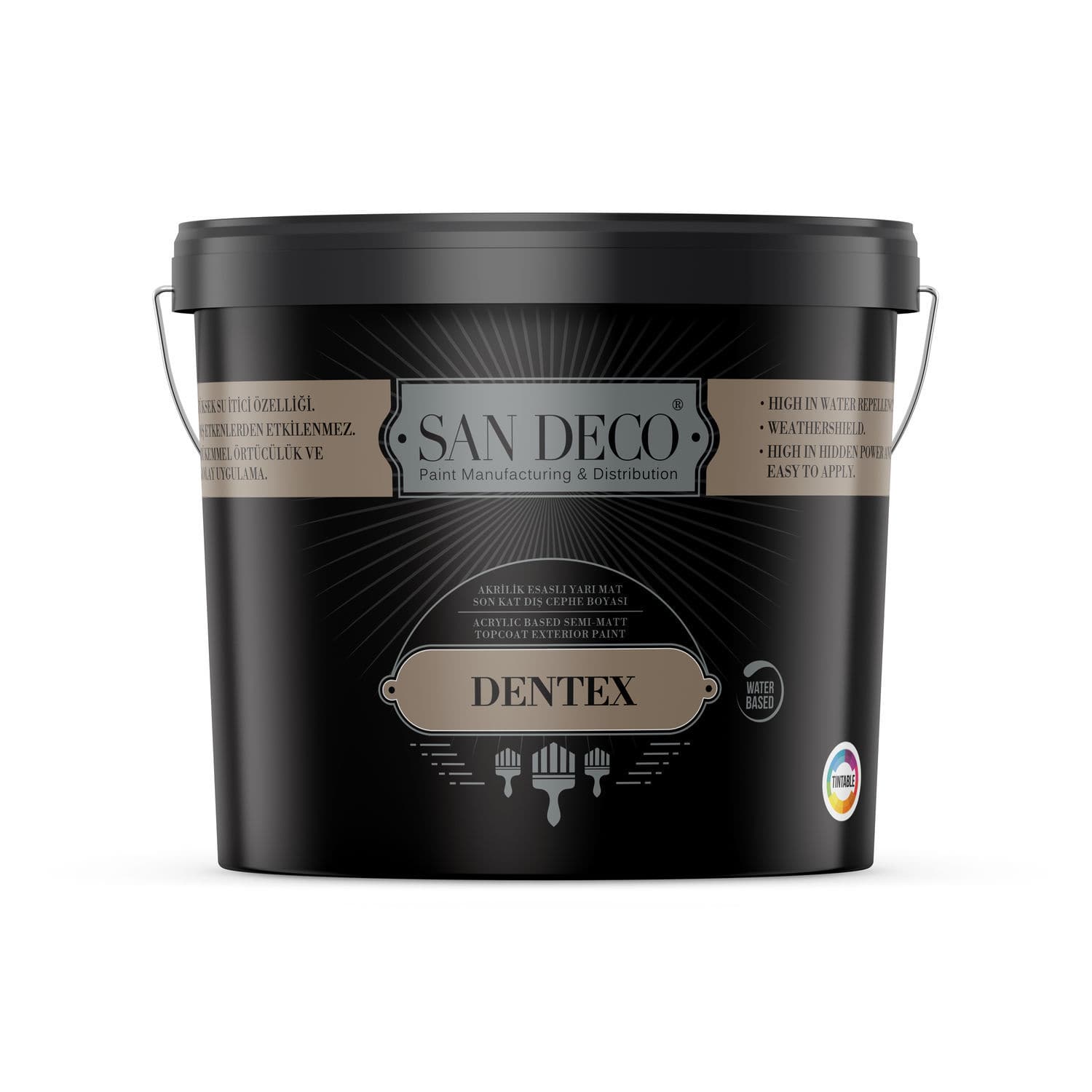 Decorative paint - DENTEX - SAN DECO - outdoor / for wall / for facade