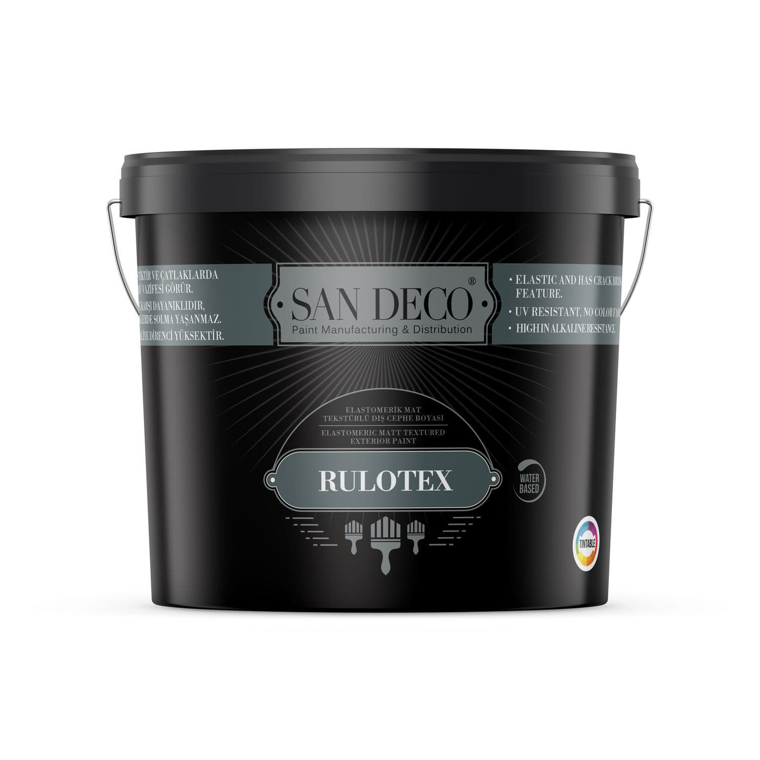 Decorative paint - RULOTEX - SAN DECO - outdoor / for wall / for facade