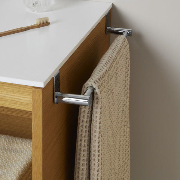 1-bar towel rack - LOOP - SANYCCES - fixed / brass / copper alloy