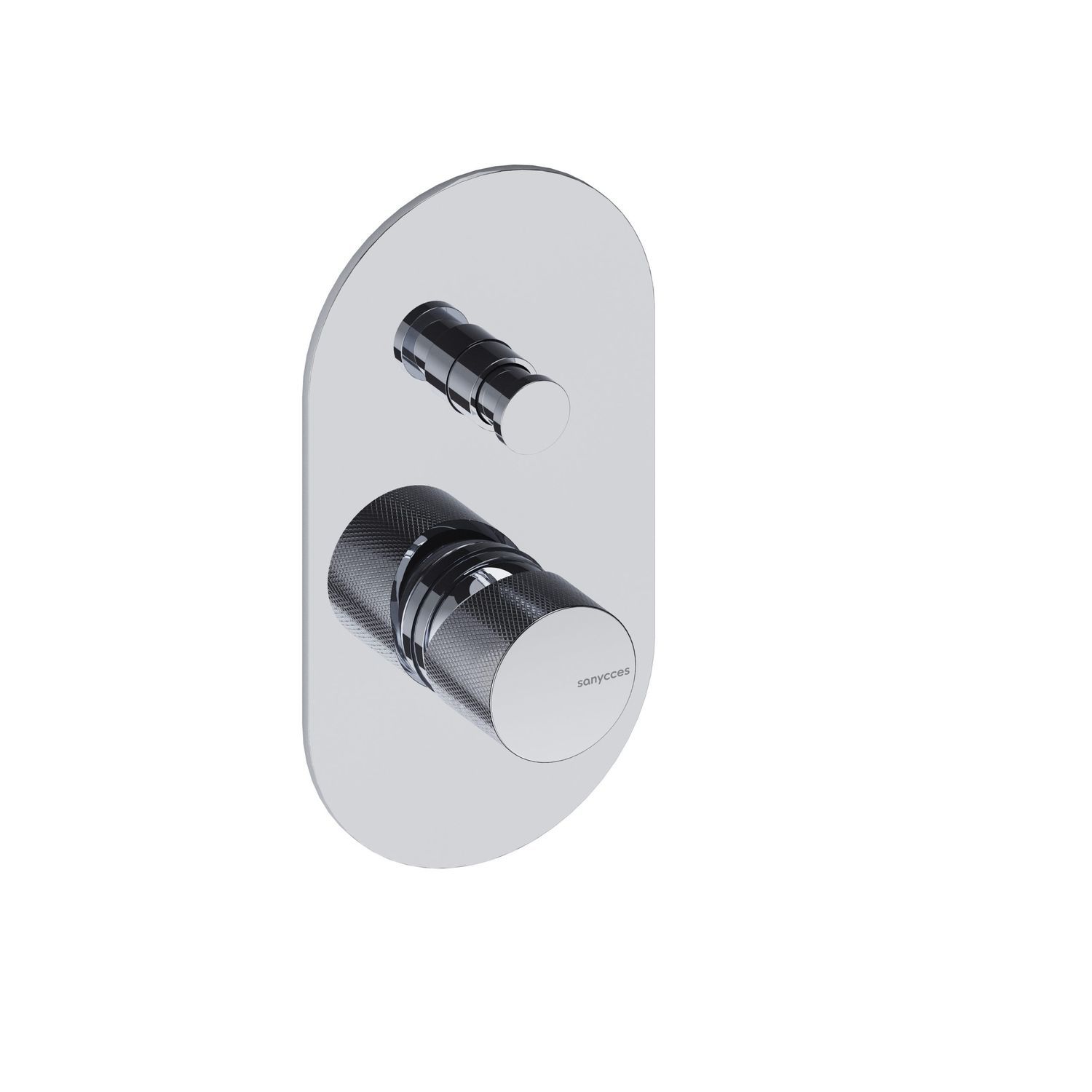 Shower mixer tap - LOOP K - SANYCCES - wall-mounted / brass / bathroom
