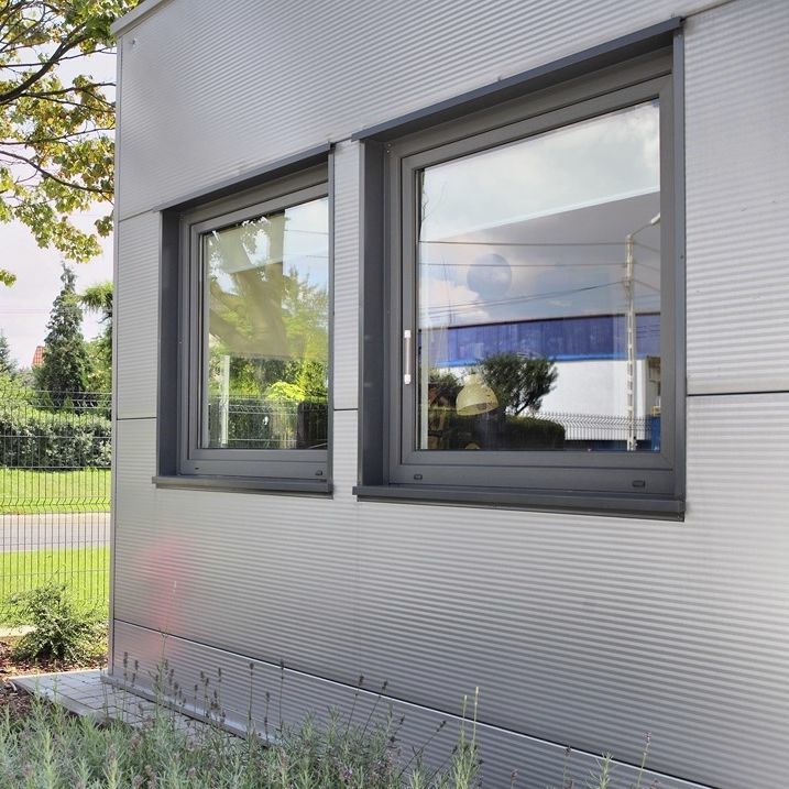 Aluminum window - FUTURO - WISNIOWSKI - galvanised steel / casement ...