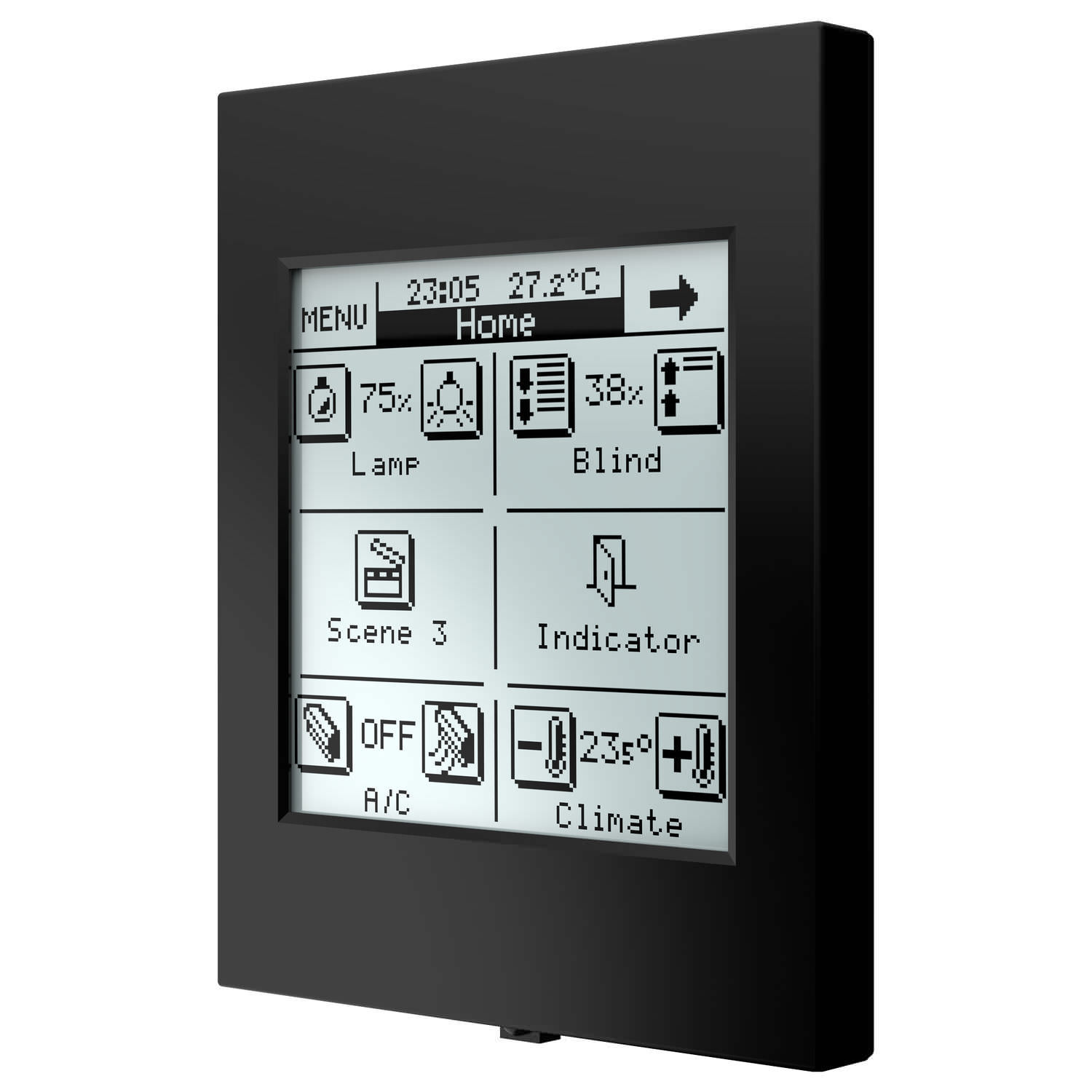 Home automation system touch screen - INZENNIO Z38I - ZENNIO AVANCE Y ...