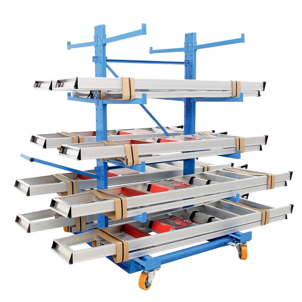 Commercial mobile shelving - CANTILEVER - MANORGA - standard