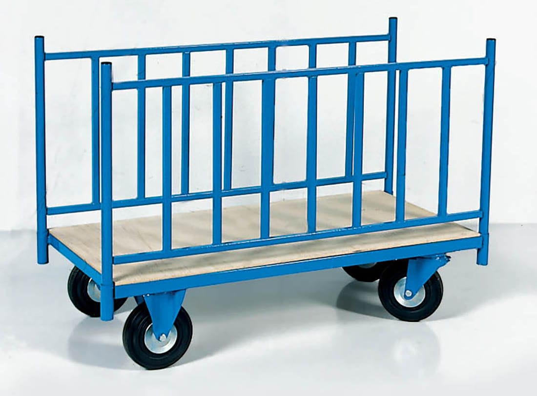 Commercial trolley - 2 LATERAL - MANORGA - transport / metal